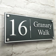 Large Traditional House Number Sign/Address Plaque | House Sign Solutions