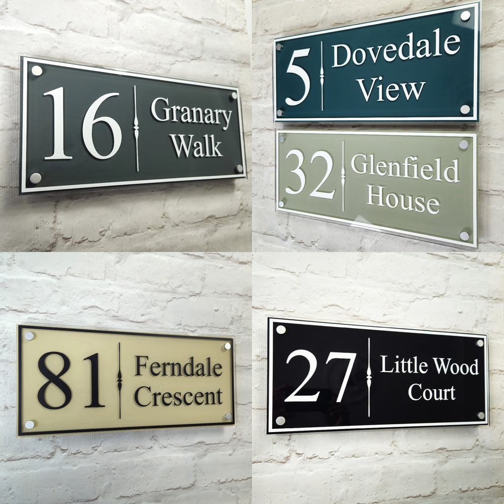 Large Traditional House Number Sign/Address Plaque | House Sign Solutions