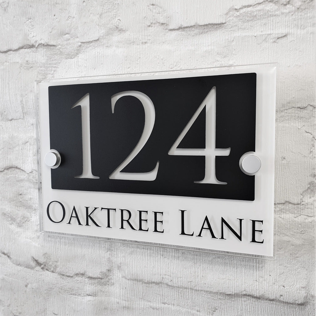 Modern House Number Sign & Plaques | House Sign Solutions