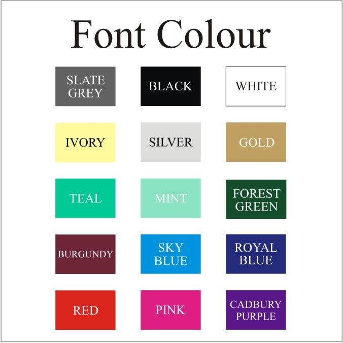 Personalised Decorative Acrylic House Sign/Name Plaque including Flora ...